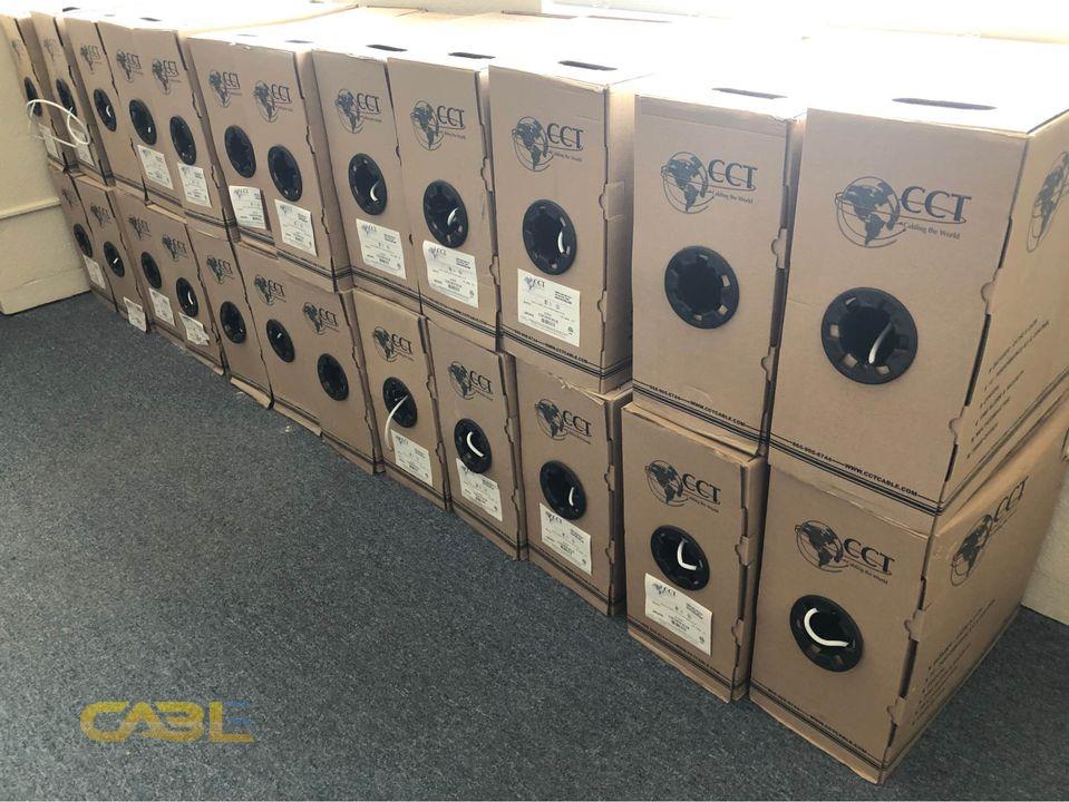 RG6 Coax CCT 5203R - RG6/U CMR - 1000ft boxes x 20