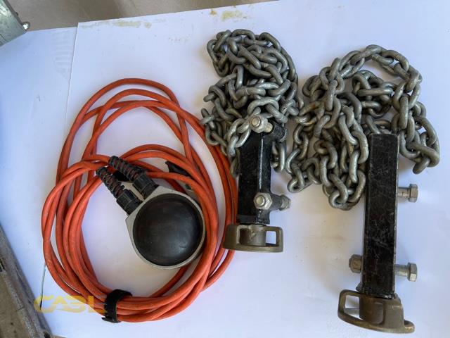 Pictures (AB Chance 1000 lb Capstan Hoist with Chain Bracket)