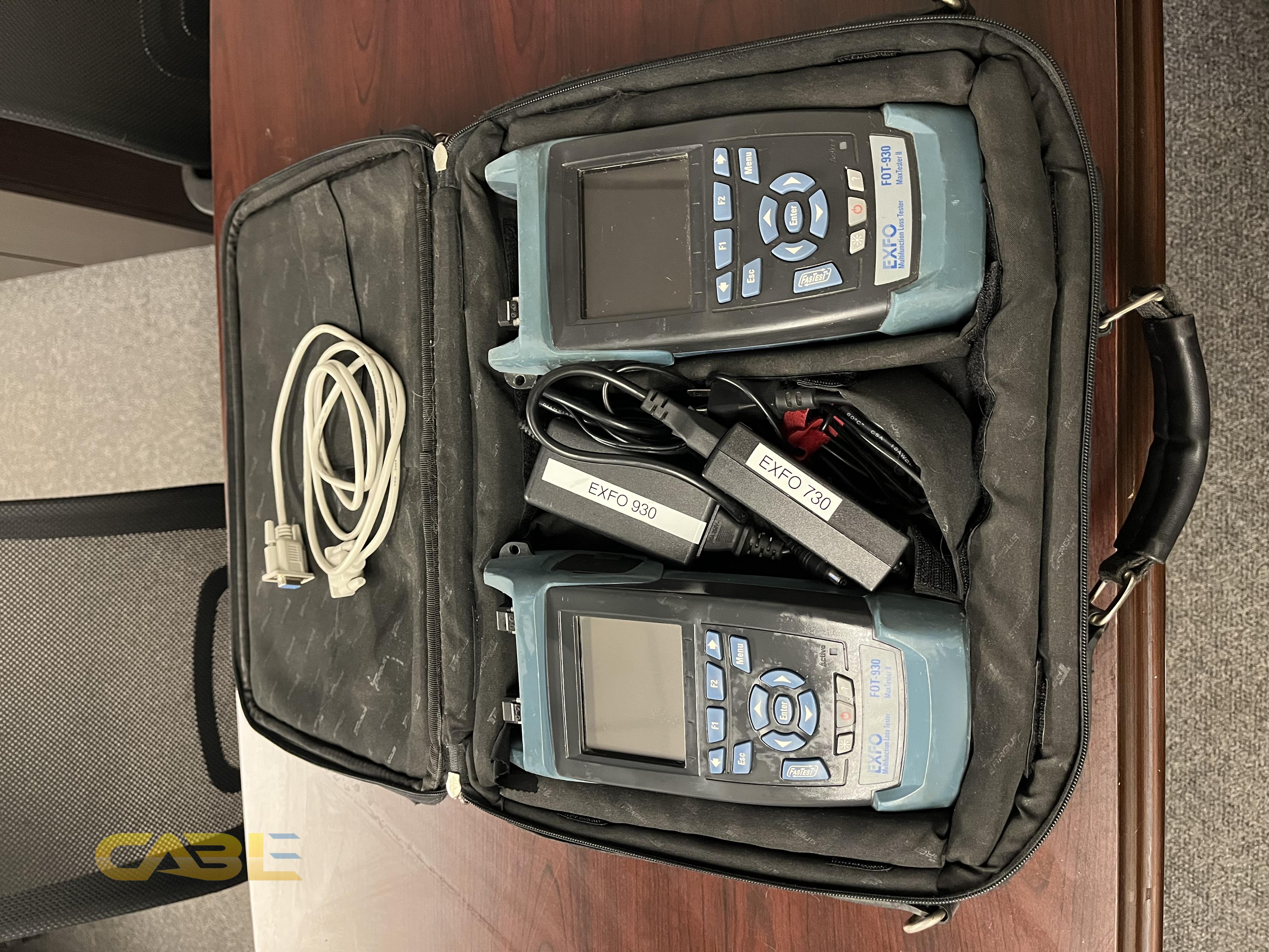 EXFO lot of 2 multifunction loss tester FOT 930 Ma