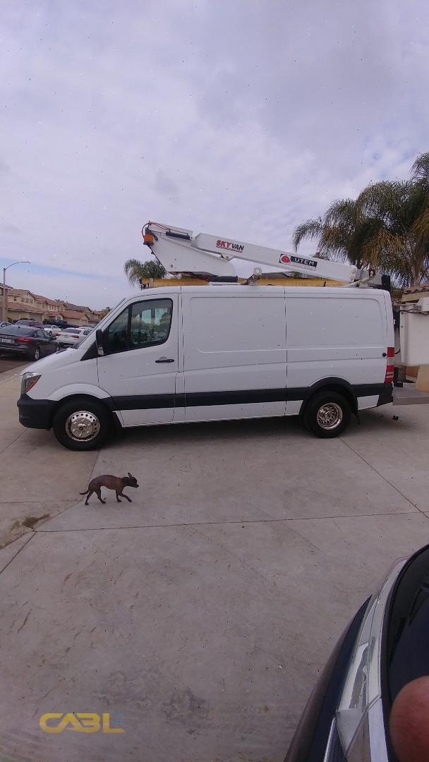2017 MERCEDES BENZ SPRINTER 3500 BUCKET TRUCK