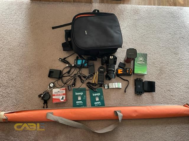 Complete Katapult Tool Kit Cameras/Sticks etc.