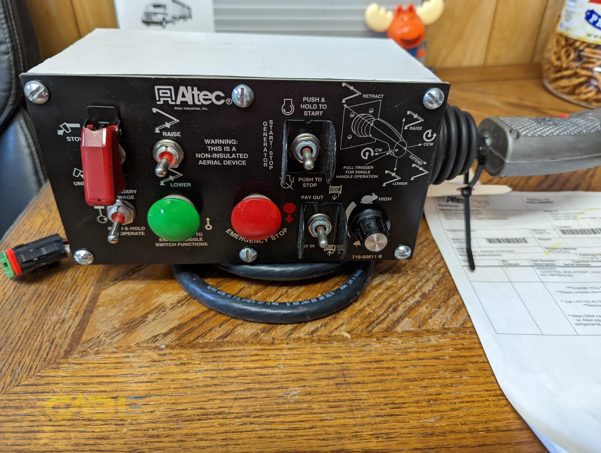 Brand New Upper Controls for a AT235P Altec Boom