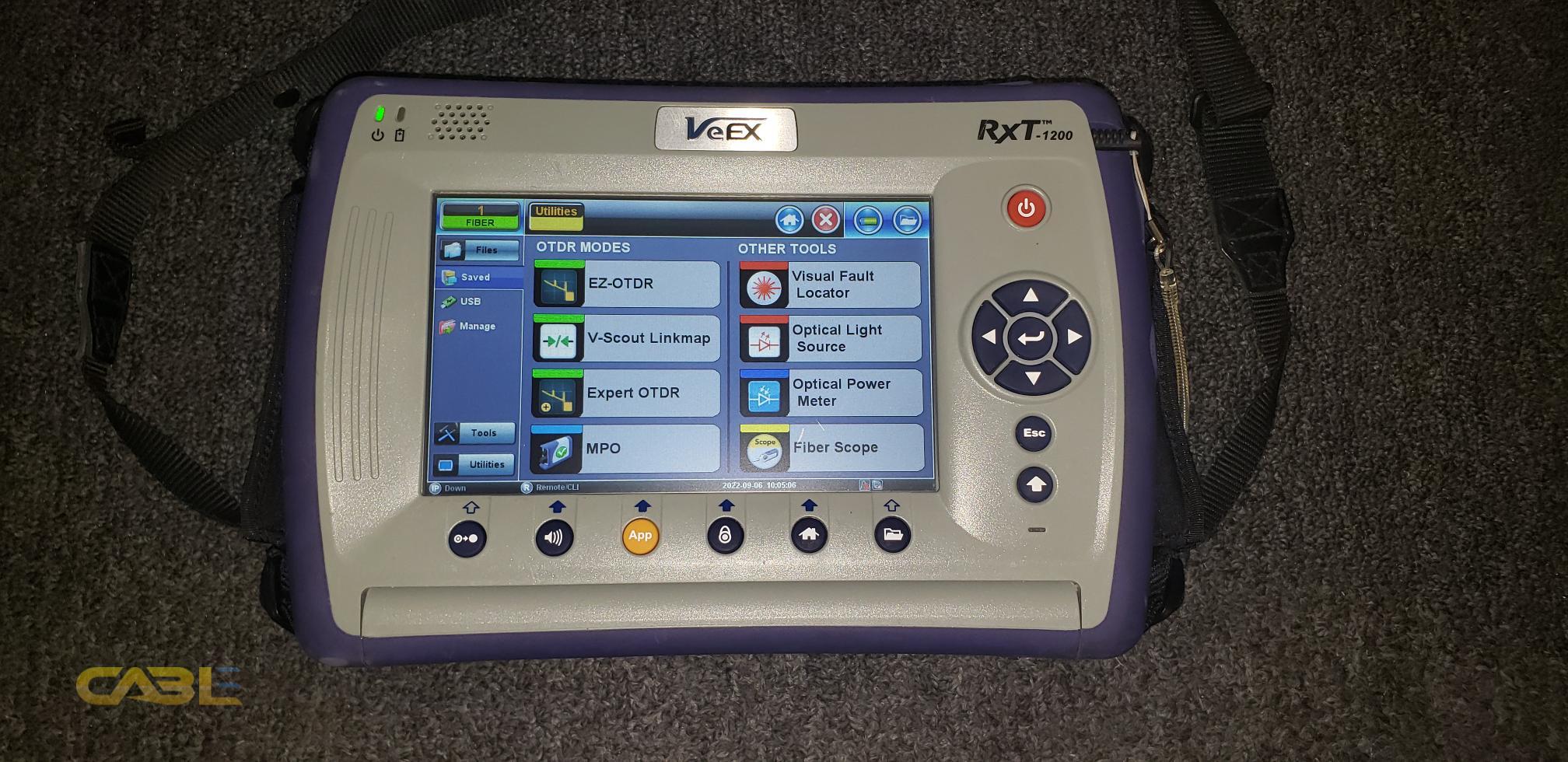 VeEX RXT 1200 with RXT-4113 CWDM/DWDM OTDR