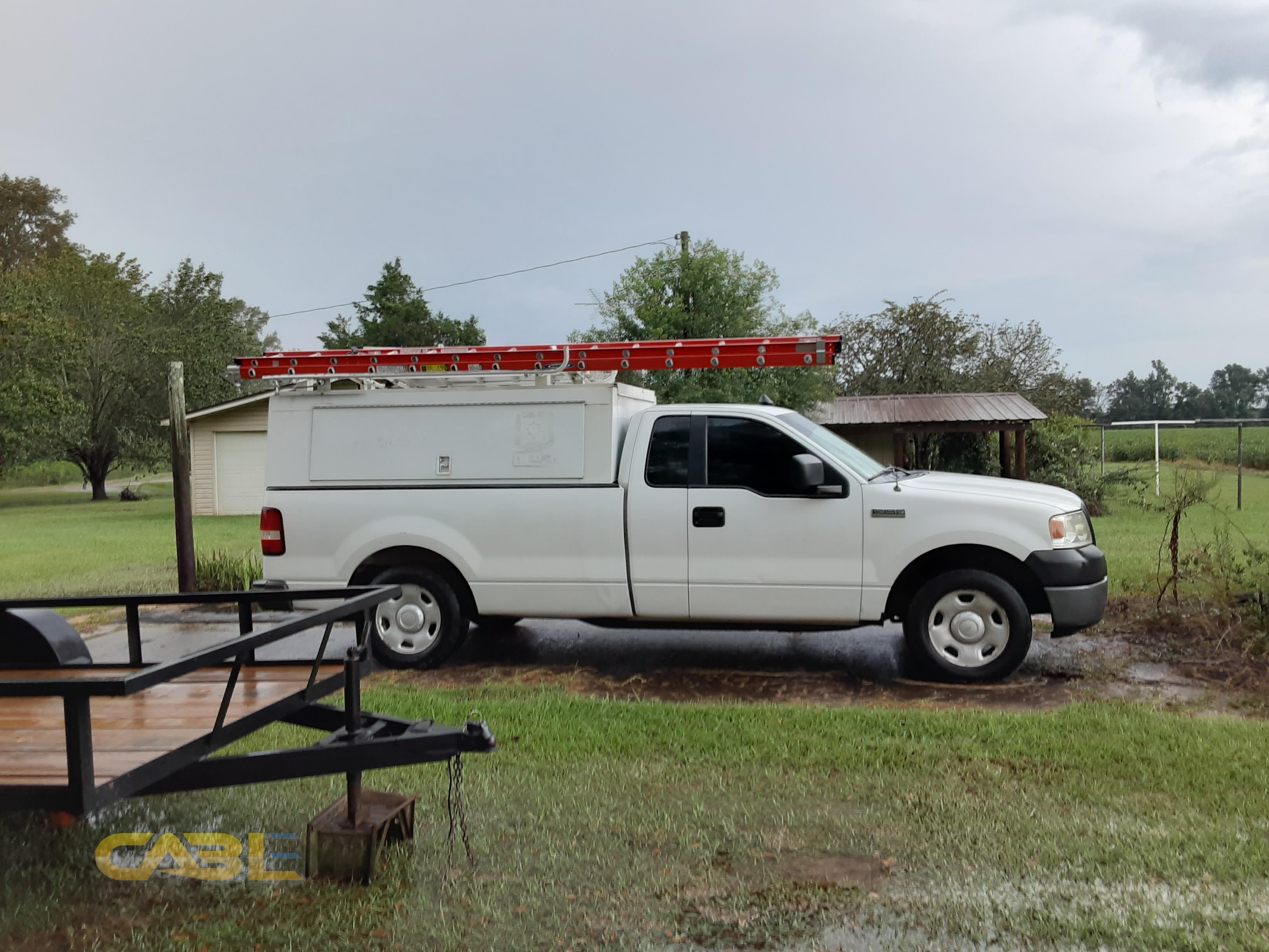08 Ford F150 with Cable Installer Box/Ladder Rack