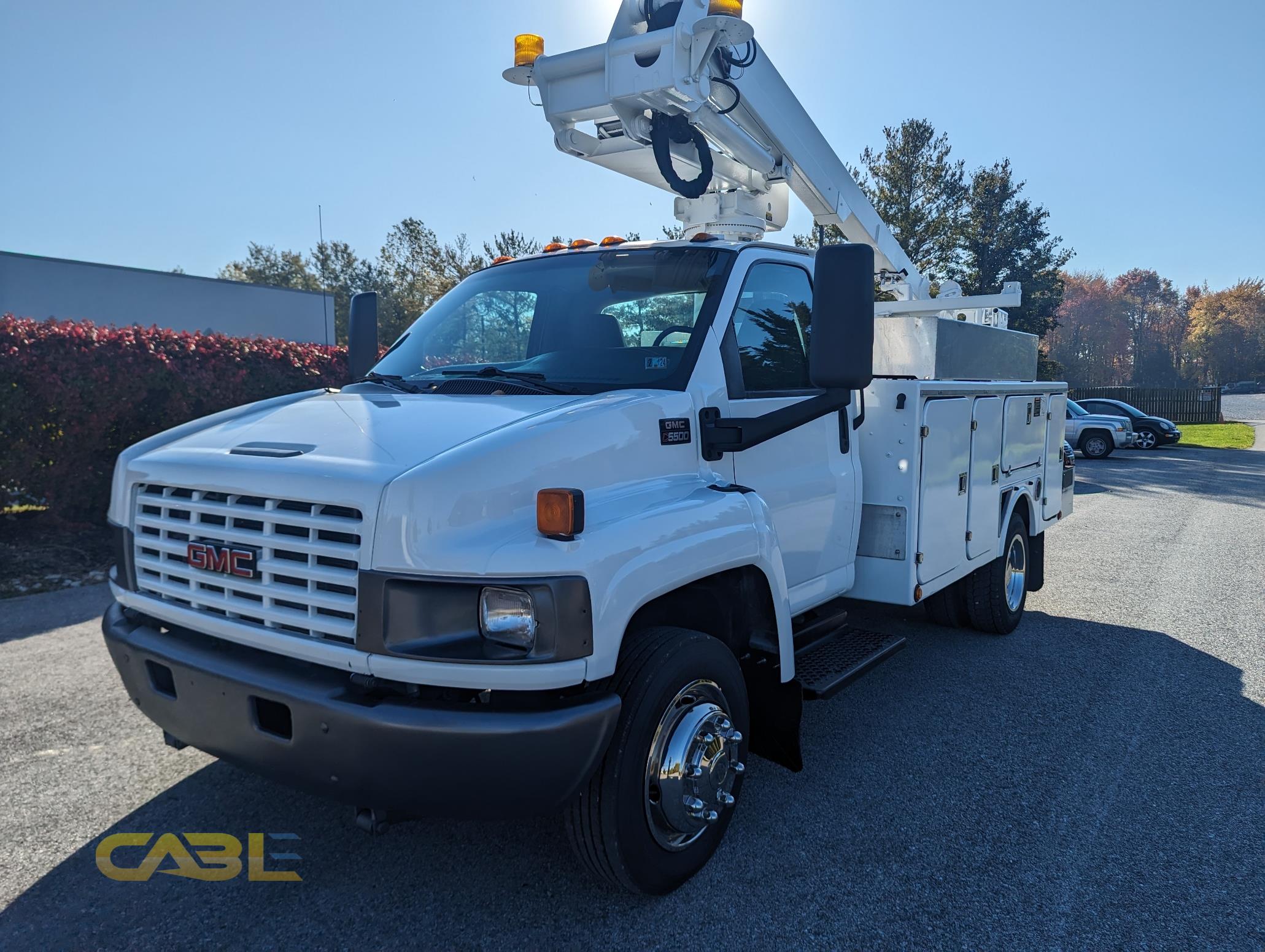 06 GMC C5500 Cable Placing Bucket Truck AT235P Ins