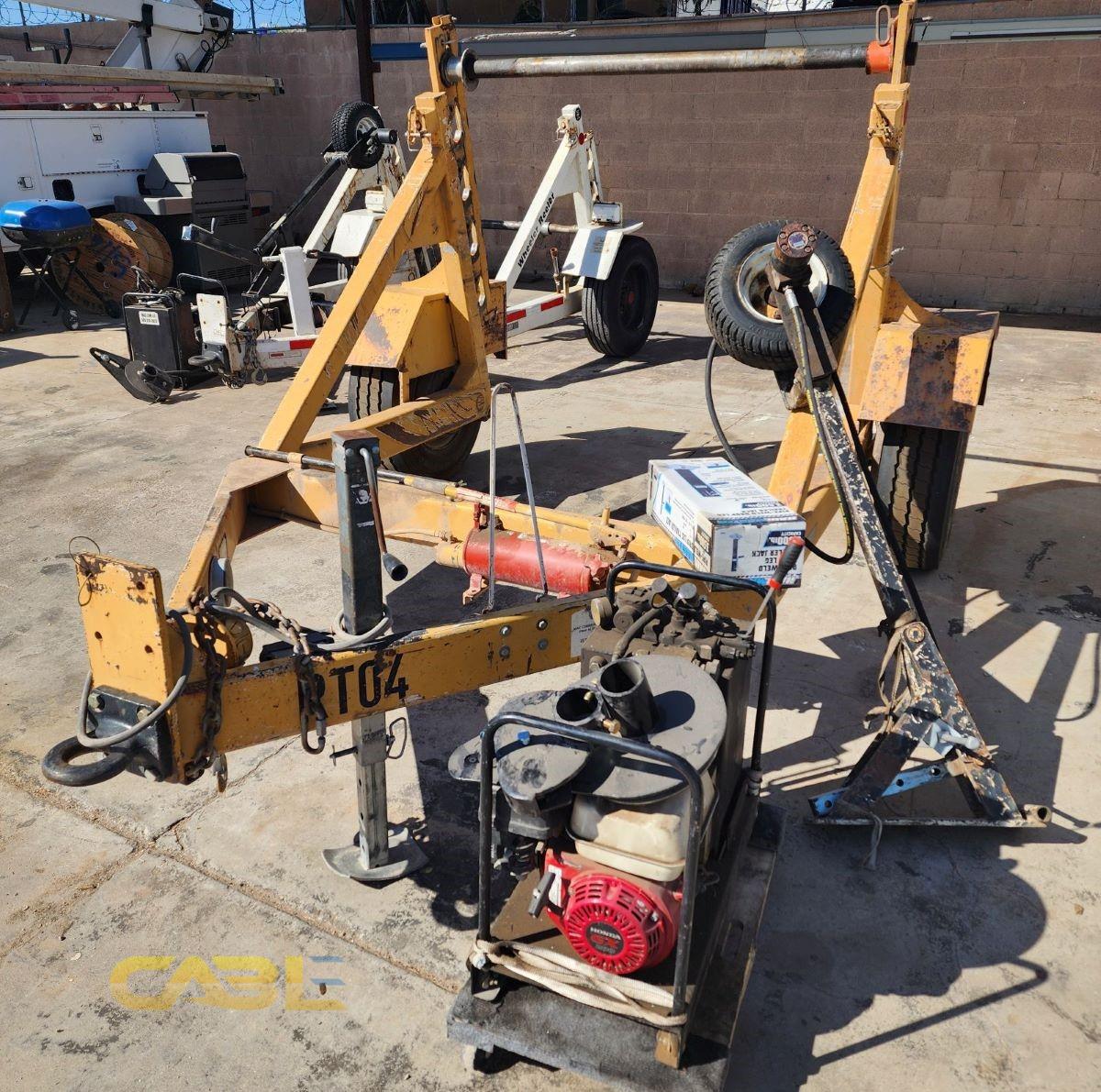 8500lbs Wheeler Reeler Trailer with power pack