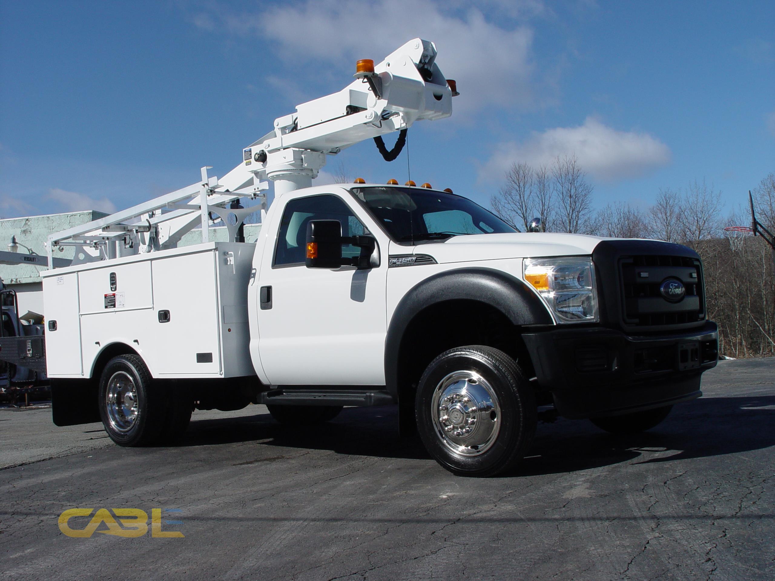 2012 F450 Bucket Truck Fully Refurbished 42FT V10