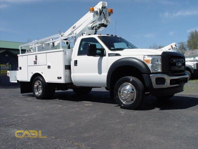 2014 F450 Bucket Truck Fully Refurbished 37FT V10