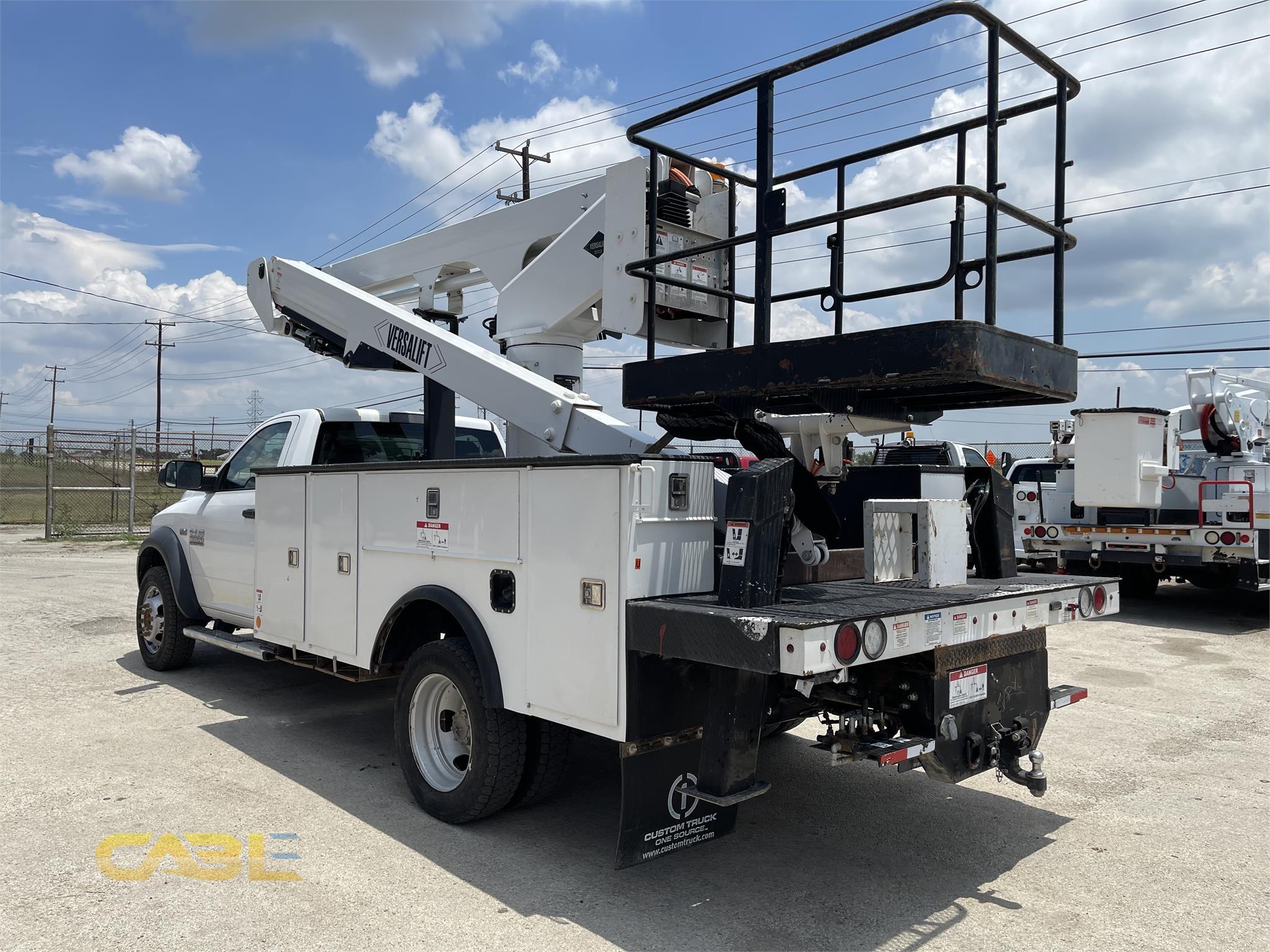 55' VERSALIFT 2018 RAM 5500 4X4 NEW 6.4 GAS MOTOR