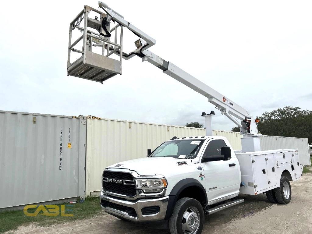 Posi-Plus 700 Cable Placer on 2019 Ram 5500 4x4