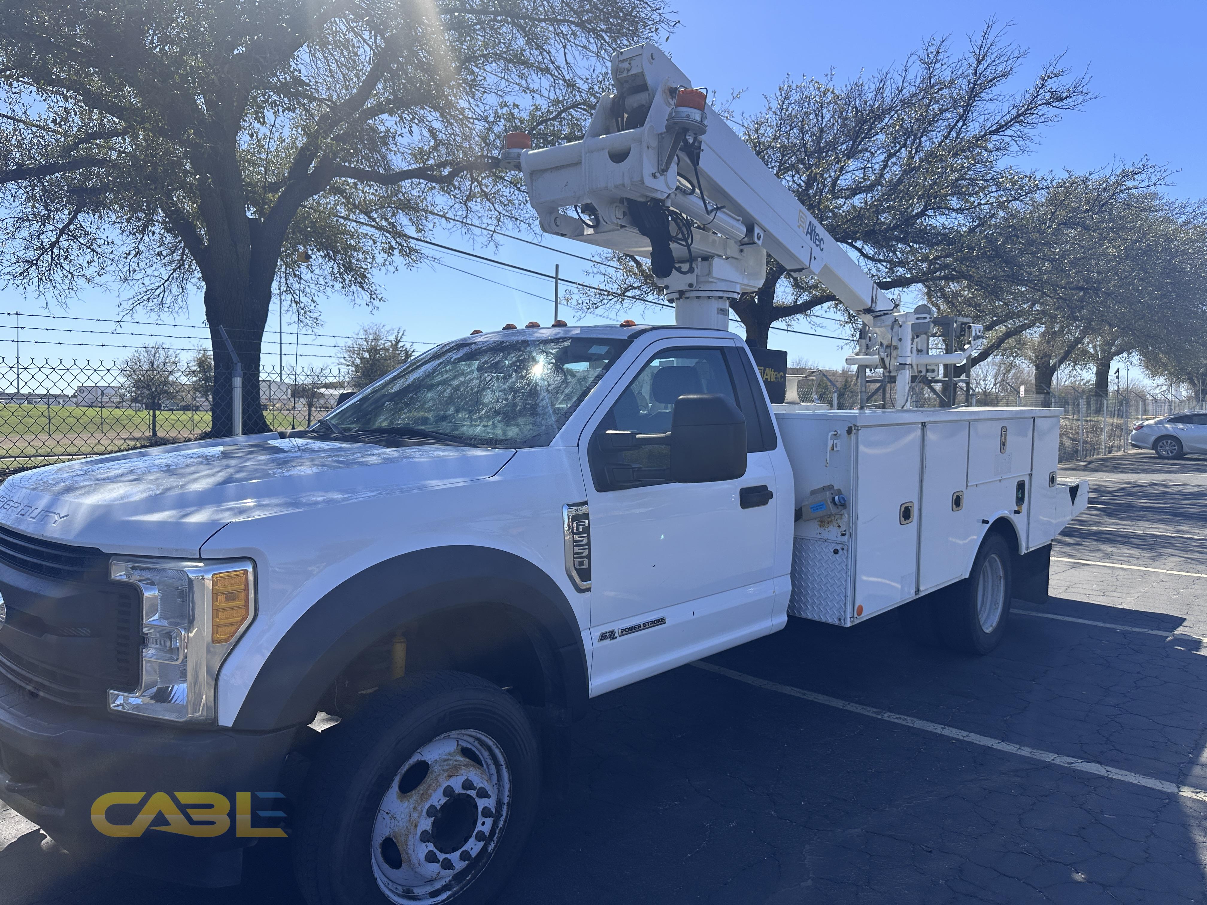 2017 Ford F550 Altec AT235P Cable Placer New Turbo