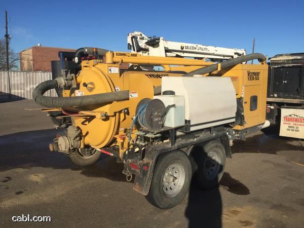 2015 VERMEER 1025 CFM VX50-500 Hydrovac Trailers