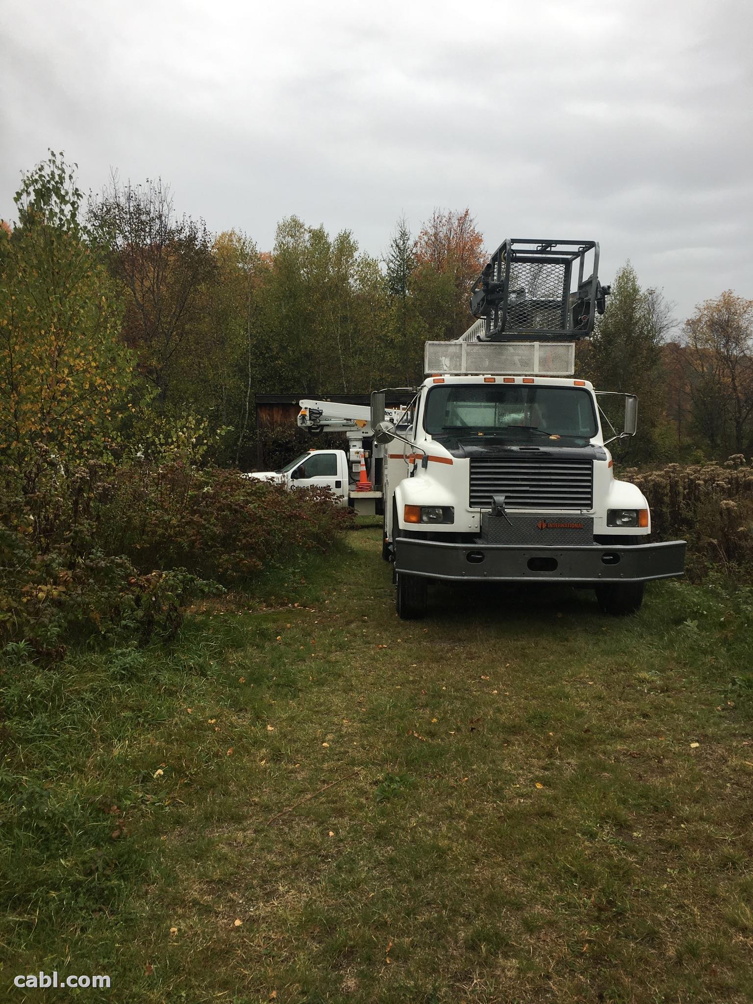 1991 international 4900 Telsta t-40 pro.