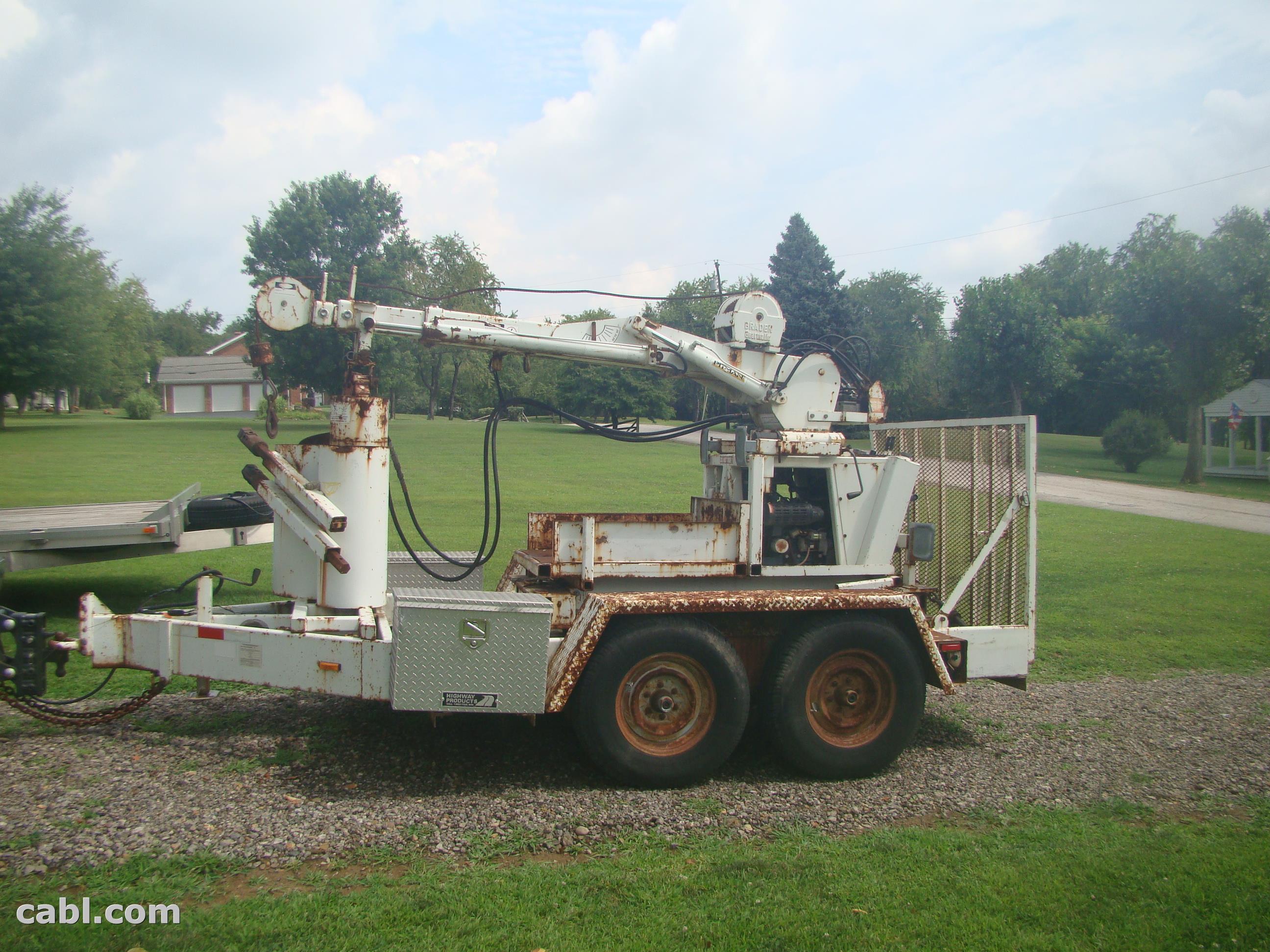 Pitman 4000T Backyard Digger - Crane