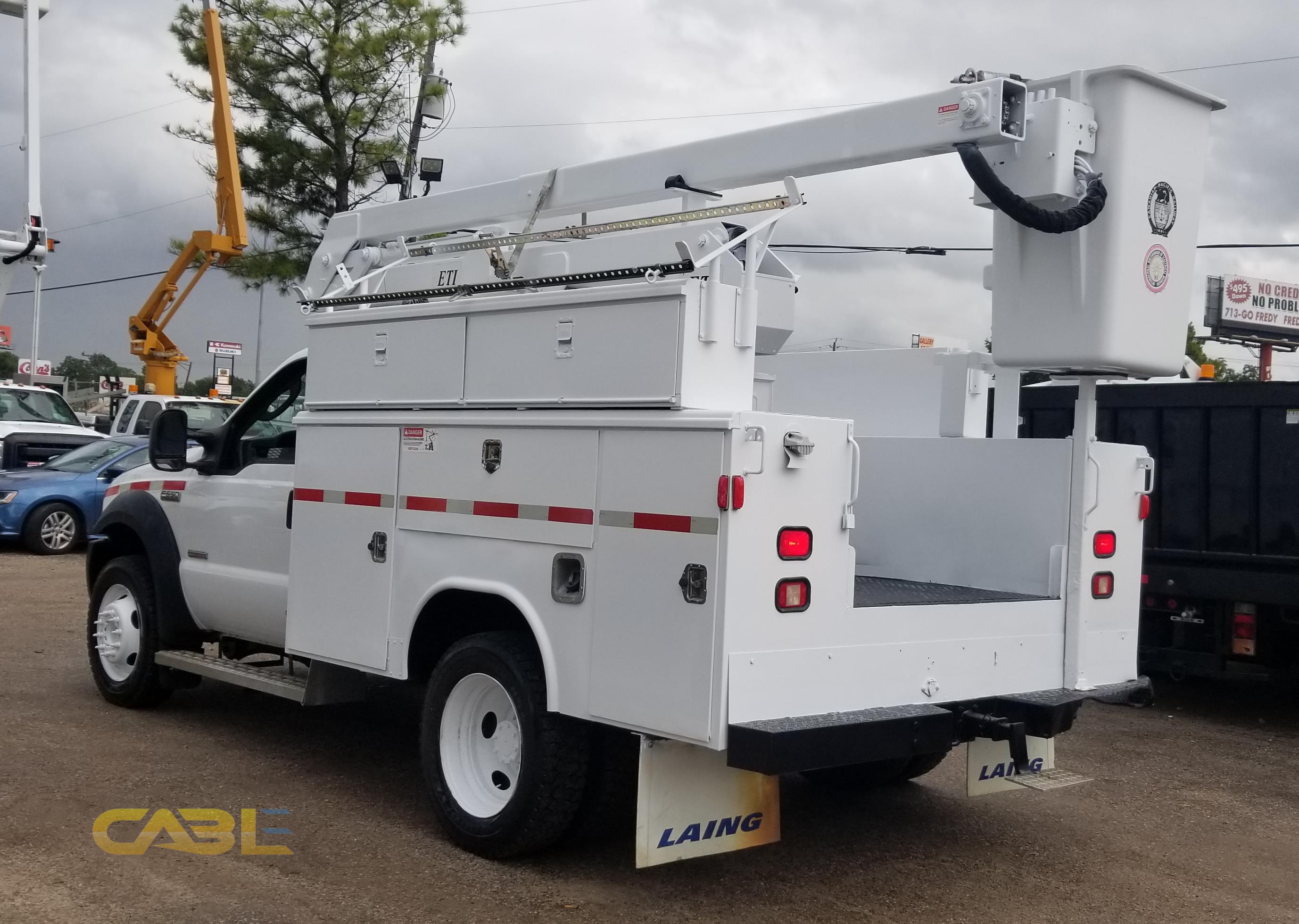 2007 FORD F550 POWERSTROKE 45 FT BUCKET TRUCK