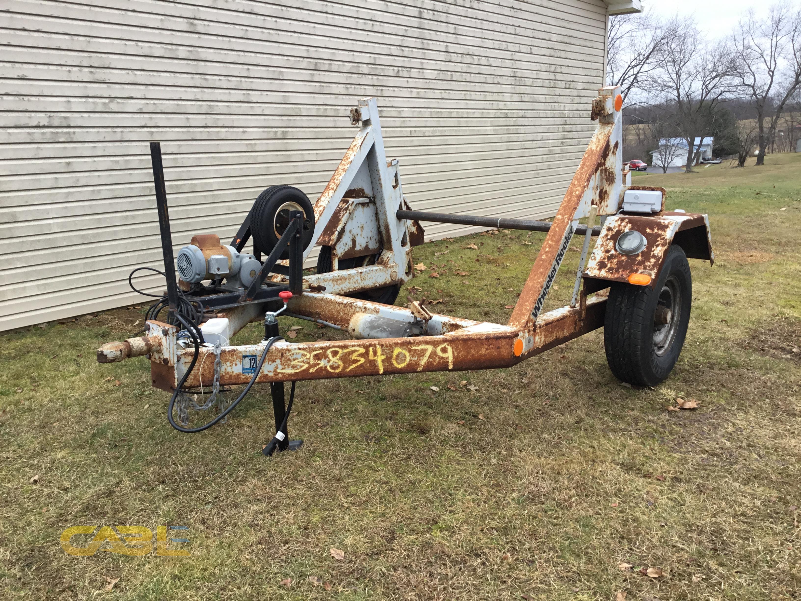 Wheeler Reeler I-85 Hydraulic reel trailer