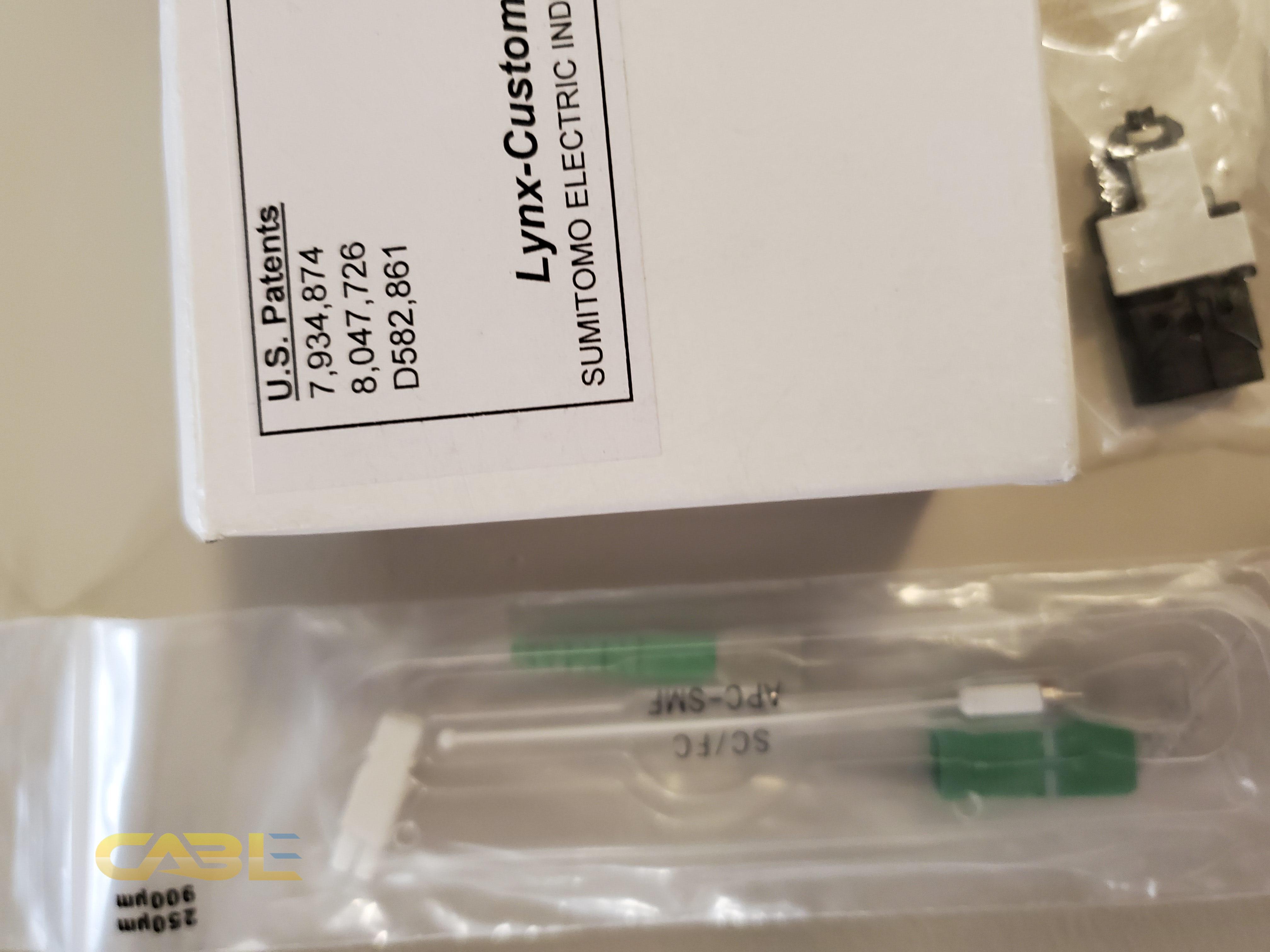 Lynx2 Splice Connector SC APC SM 250/900